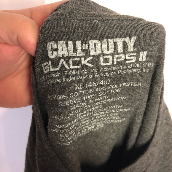 call of duty | Shirts | Cod Bo 2 Sz Xl Gray Lslv Nuke Town Tee Video ...